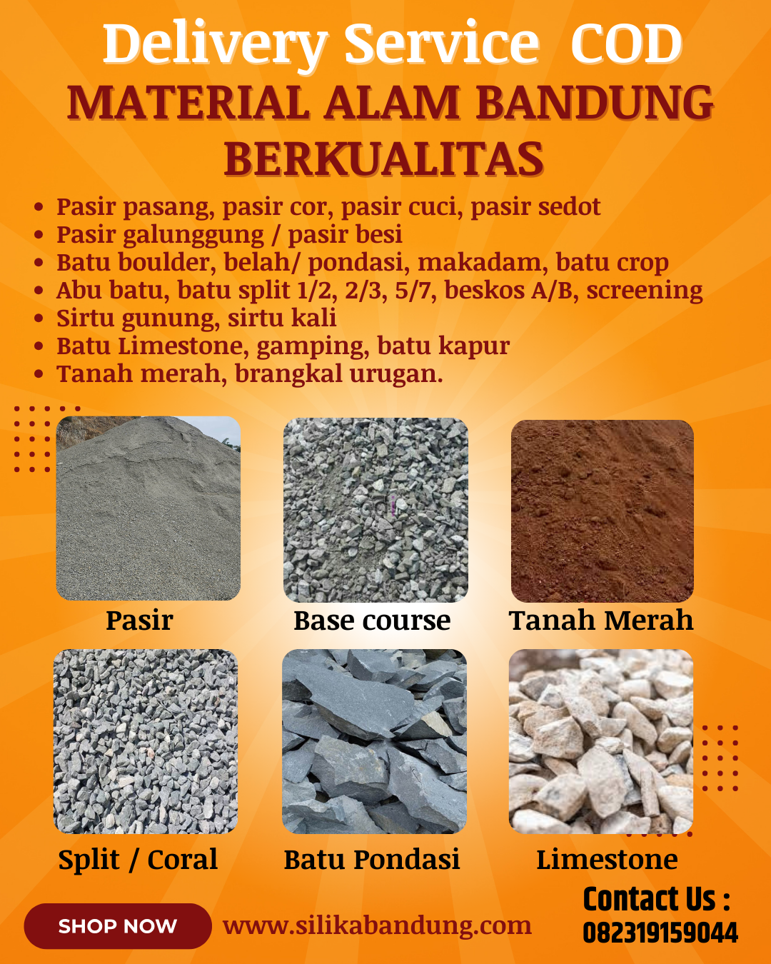 Supplier Material Bangunan Cod Murah Bandung - Berkualitas 2026