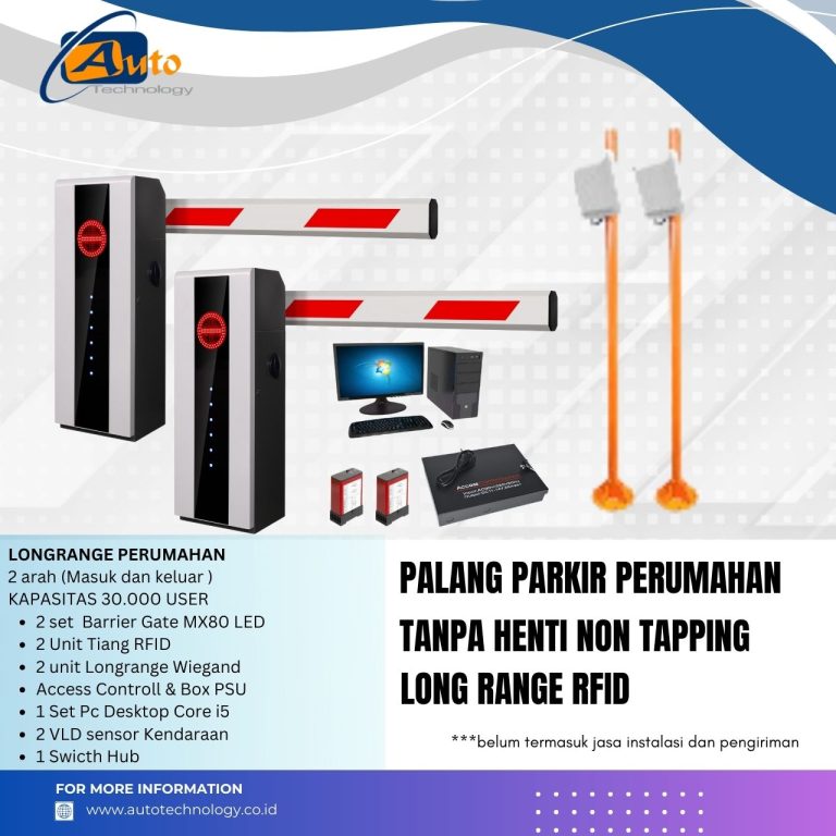 Palang Otomatis Perumahan Tanpa Berhenti Tanpa Tapping - Autotechnology