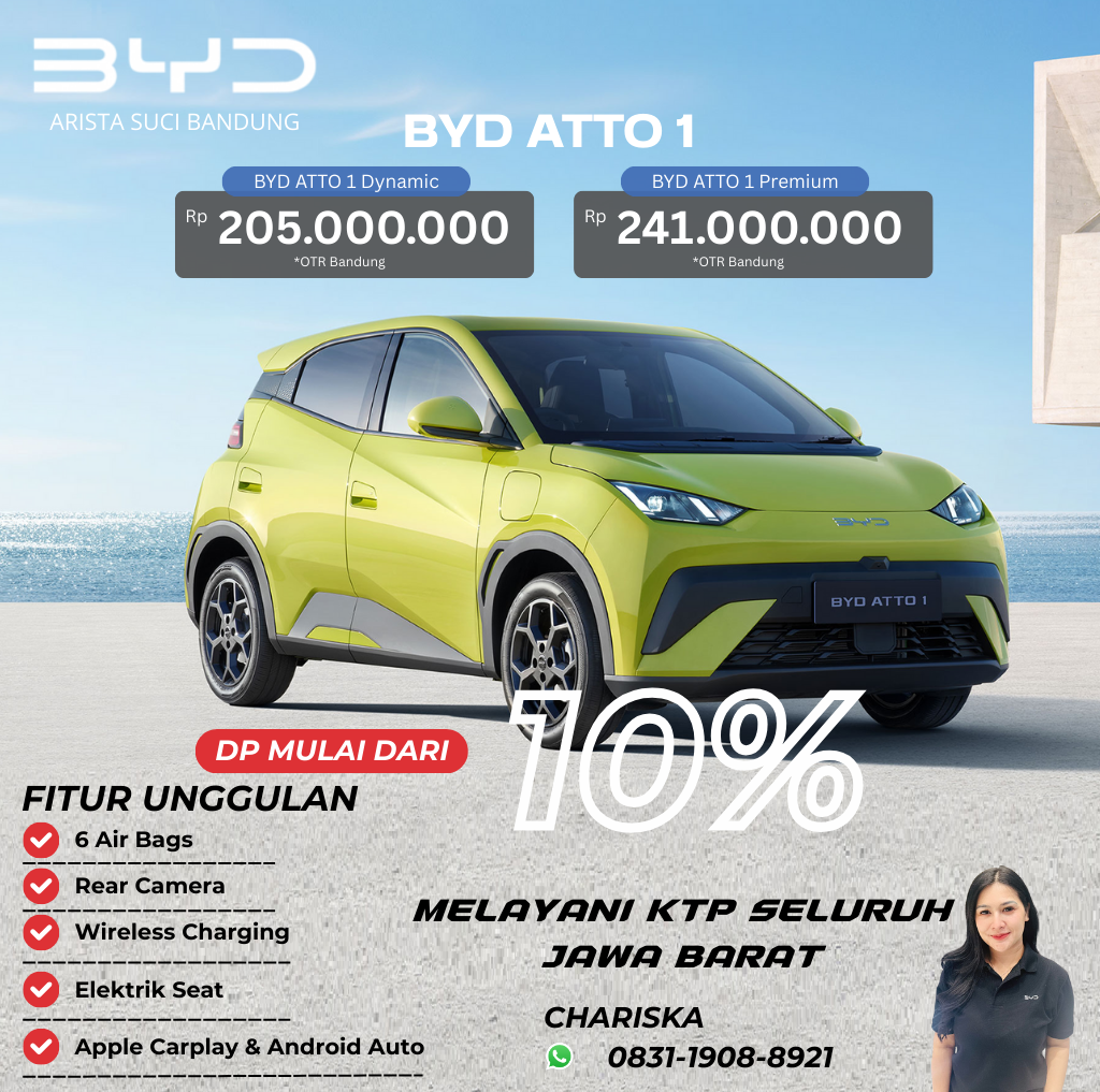 Kredit DP Minim EV BYD SEALION 7 Bandung | Update Harga January 2026